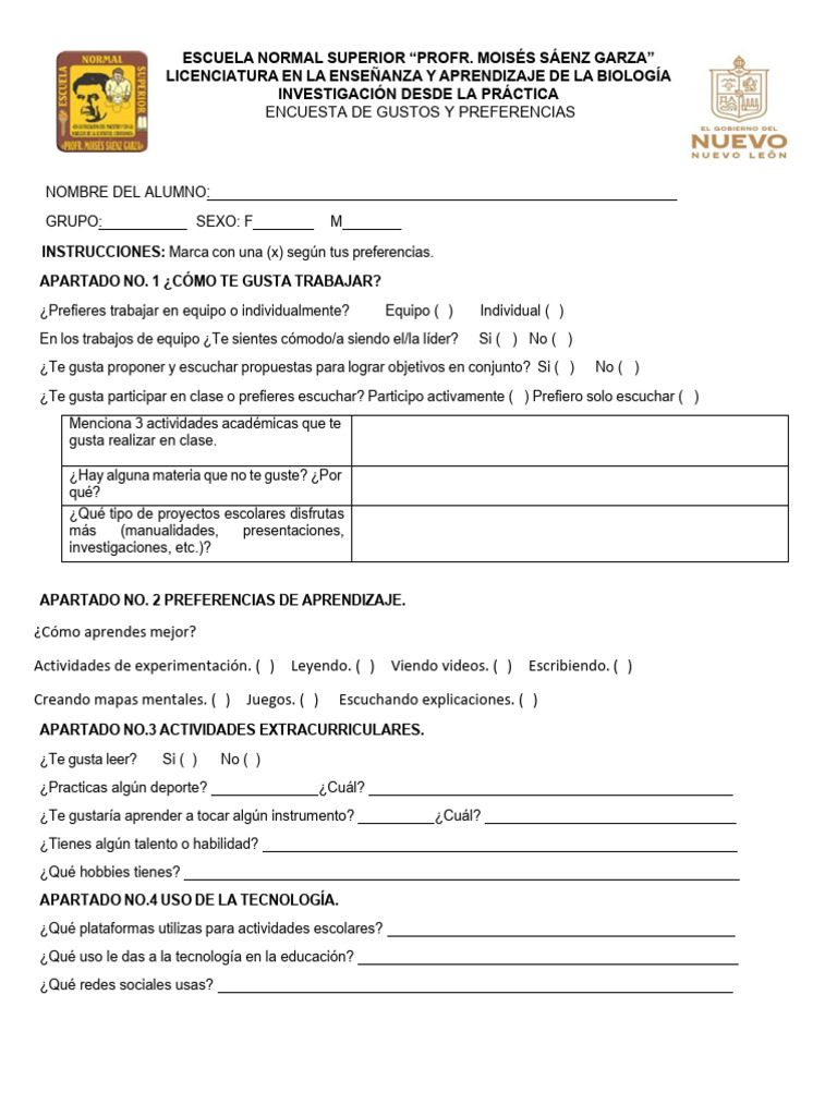 Gustos y Preferencias | PDF