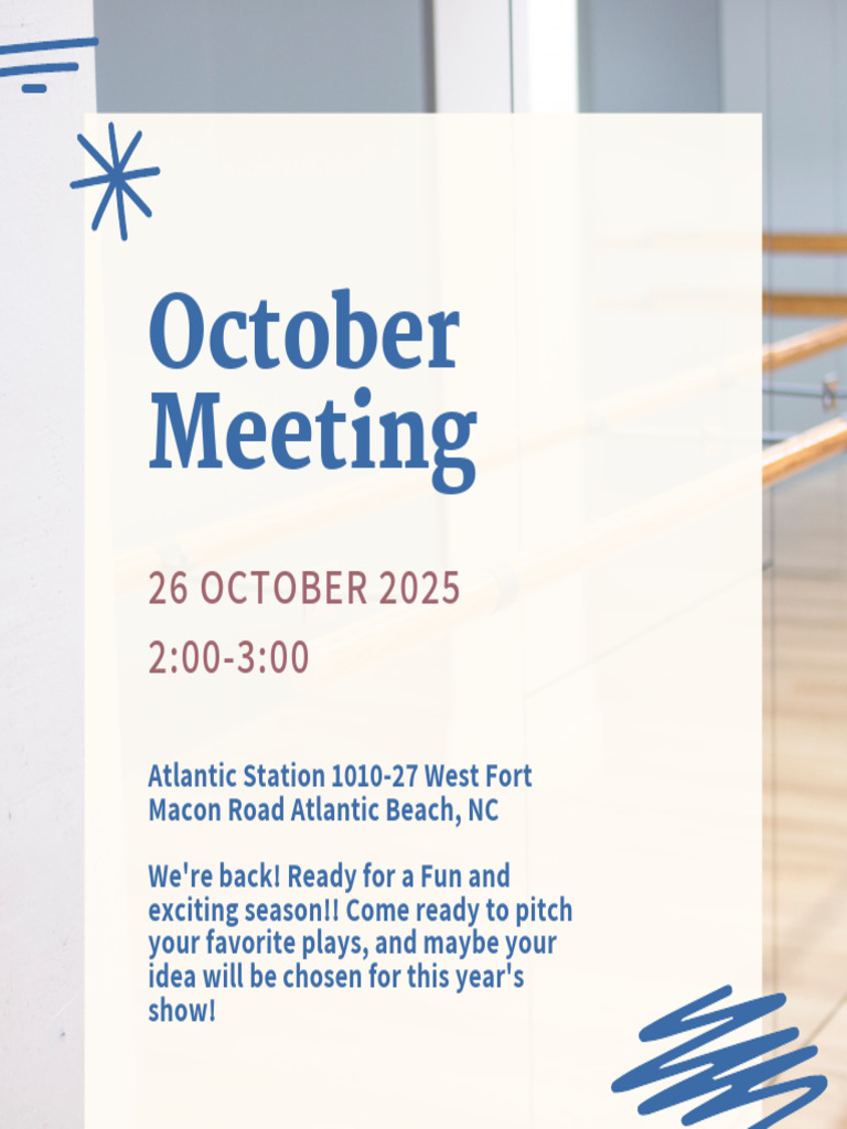 First Act Monthly Meeting Plan | PDF