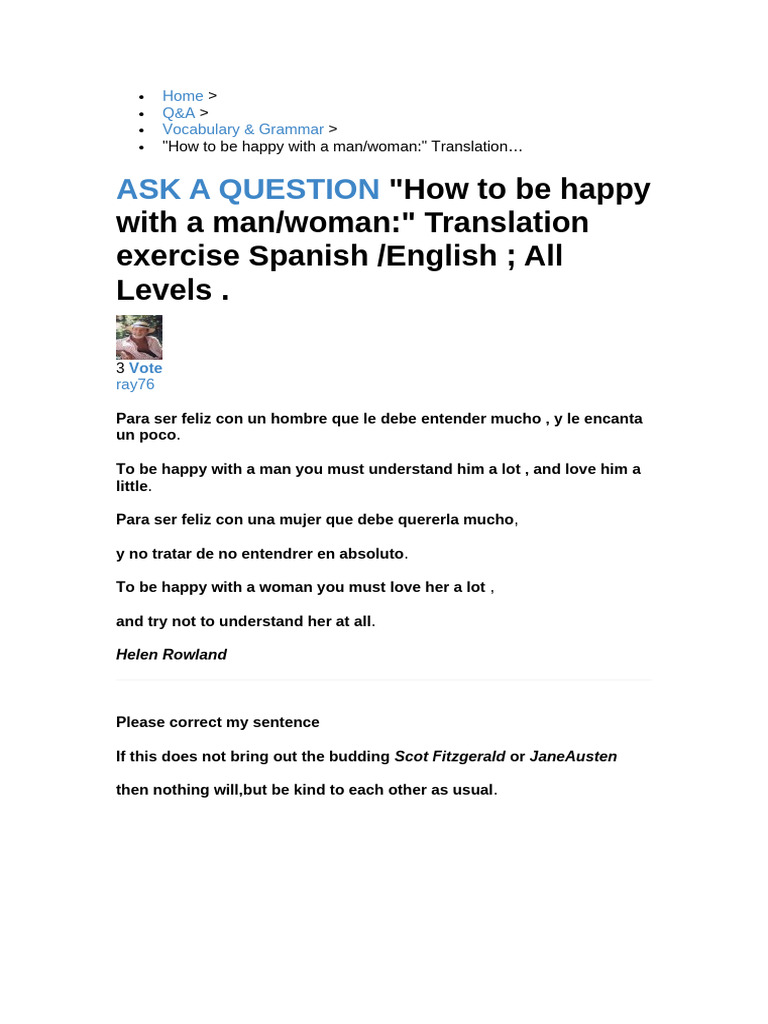 Spanish Sayings | PDF