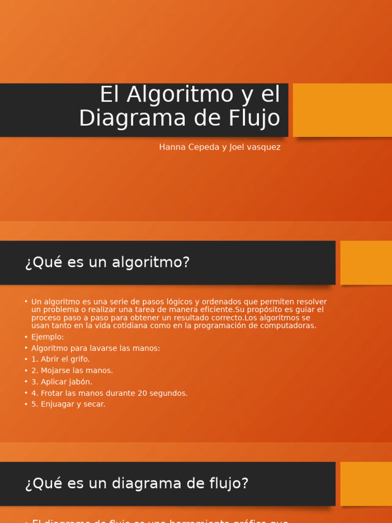 El Algoritmo y El Diagrama de Flujo CEDA | PDF | Algoritmos ...