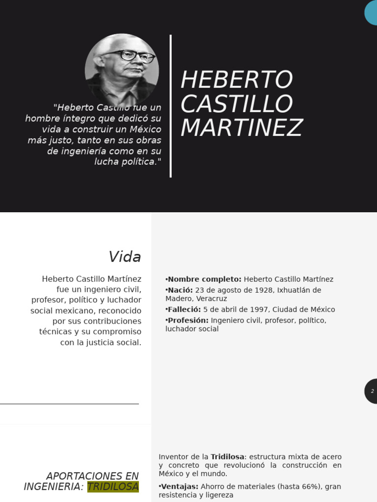 Heberto Castillo: Ingeniero y Activista | PDF | México