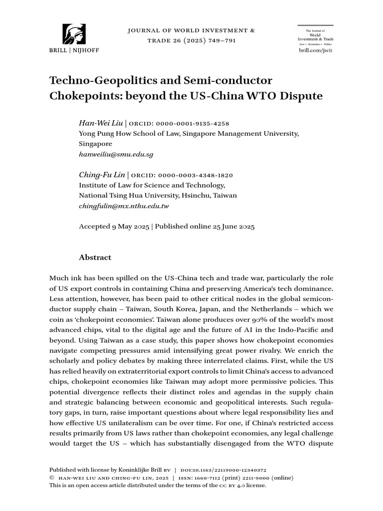 Jwit Article p749 - 6 | PDF | World Trade Organization | China