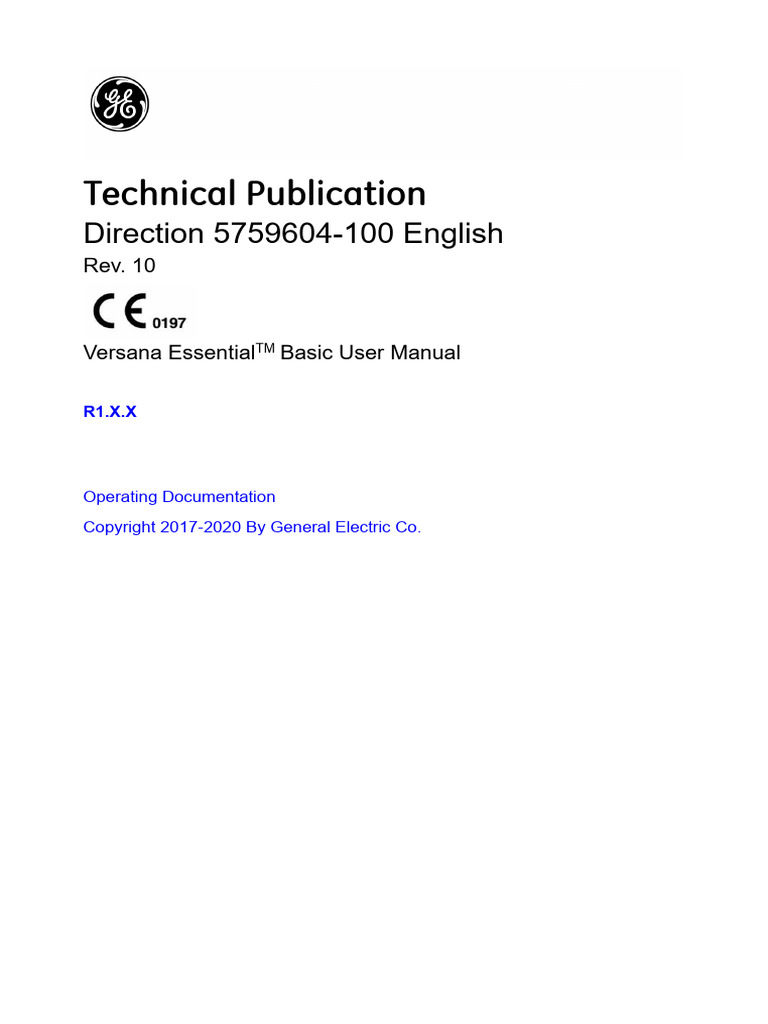 Versana Essential User Manual | PDF | International Electrotechnical ...