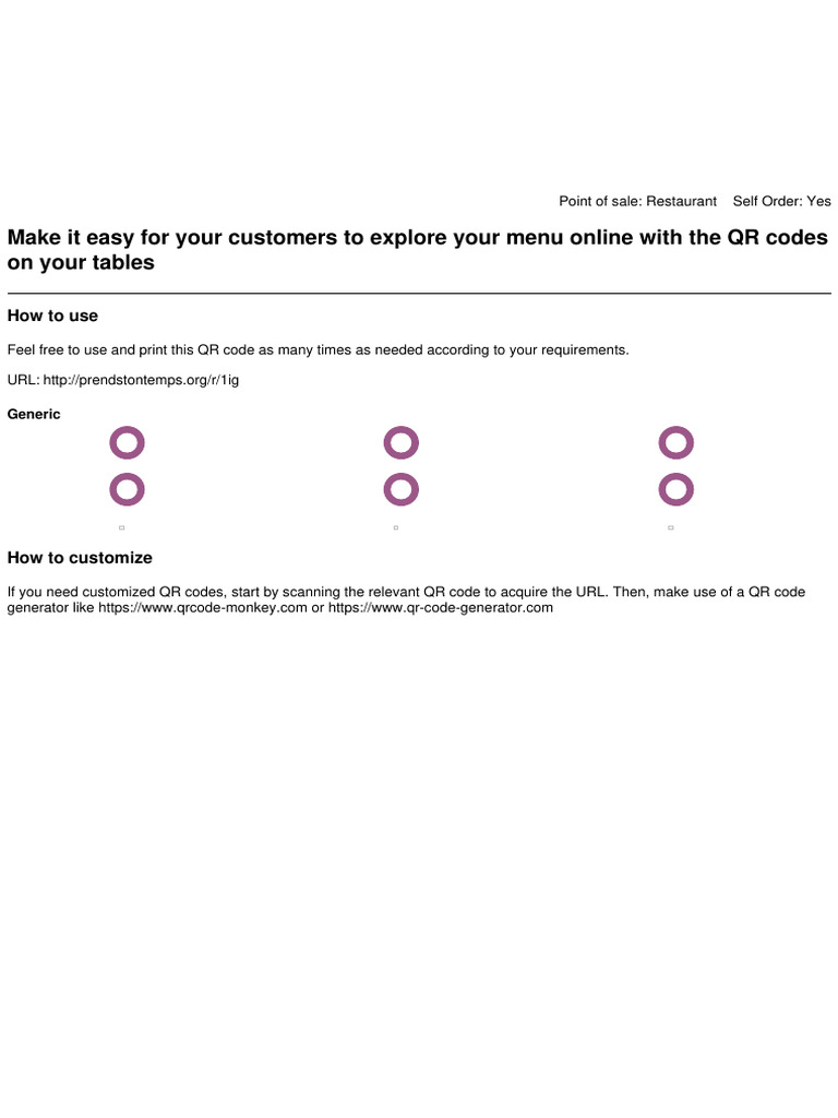QR Codes | PDF