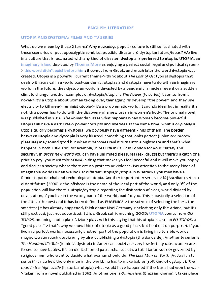ENGLISH LITERATURE | PDF