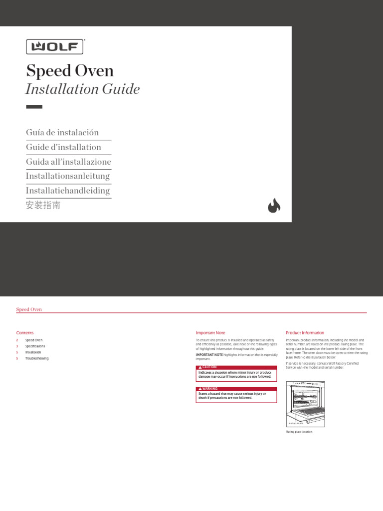 Speed Oven Installation Guide | PDF | Wire | Electrical Wiring
