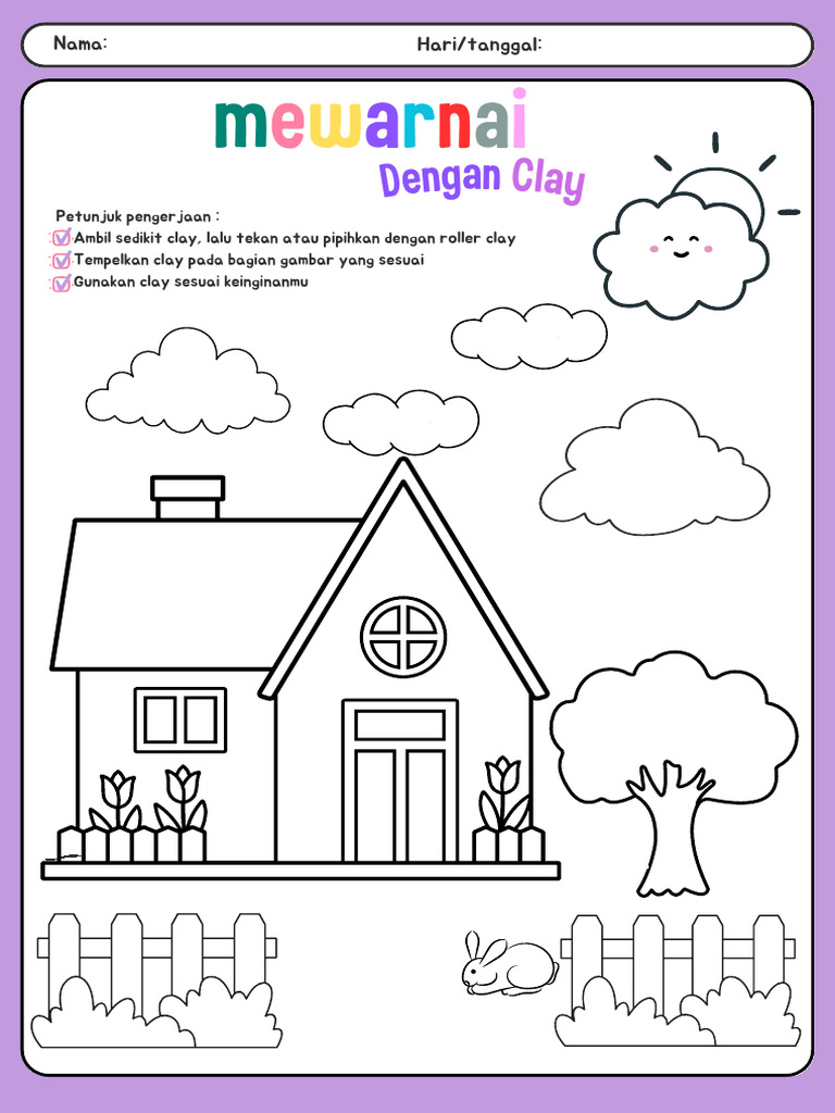 Mewarnai dengan CLAY | PDF