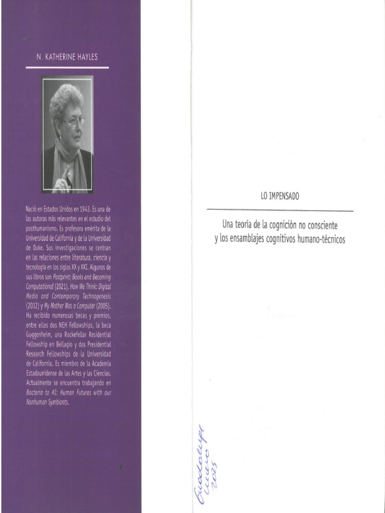 Hayles - Lo Impensado (Cap. 3) | PDF