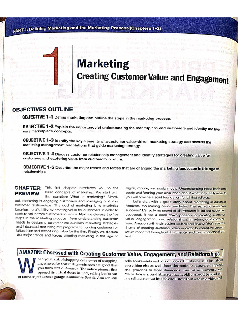 Principles of Marketing Module 1 | PDF