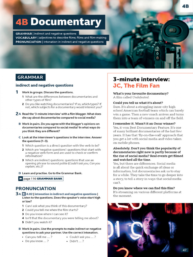 News and documentaries | PDF | News | Linguistics