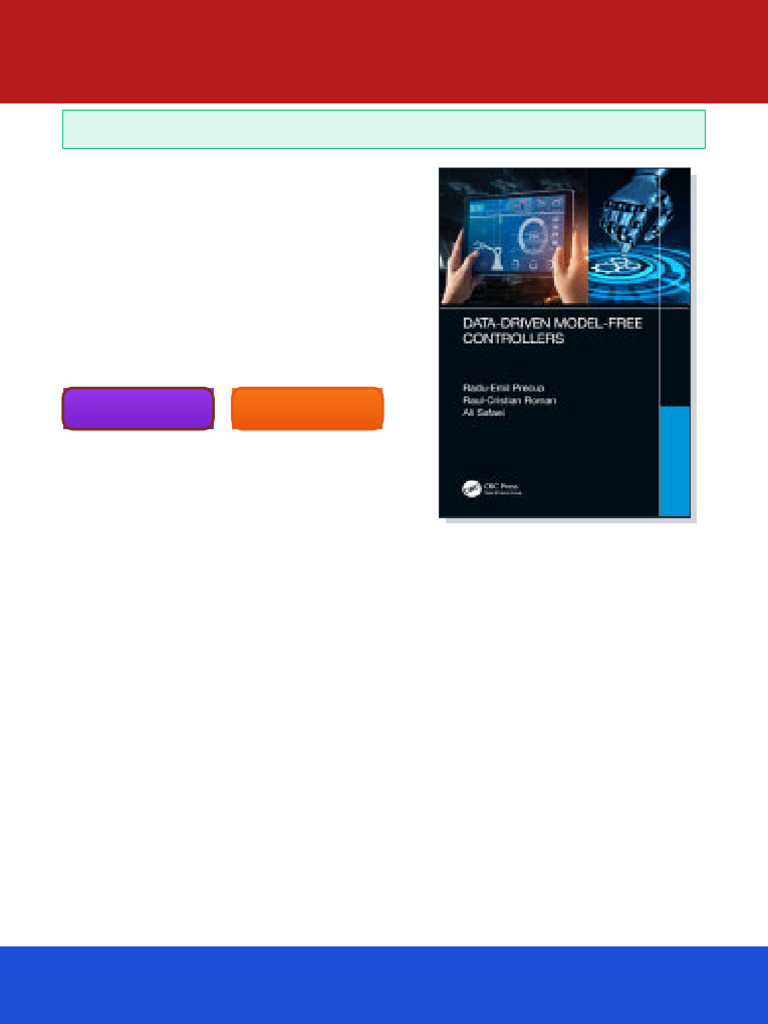 Data-Driven Model-Free Controllers 1st Edition Precup latest pdf 2025 ...