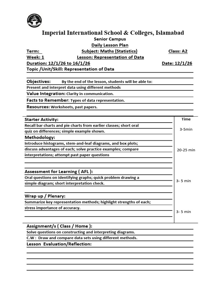 A2 Maths Lesson Plans: Statistics & Probability | PDF | Probability ...