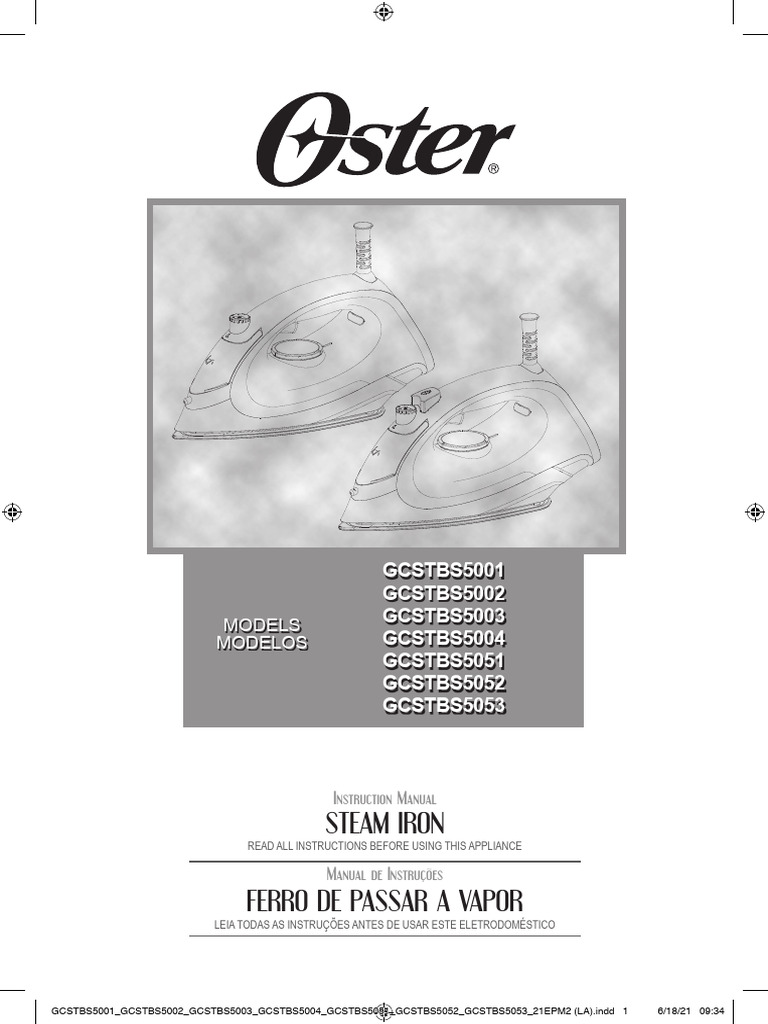 GCSTBS5002 Manual 00 | PDF | Steam | Textiles