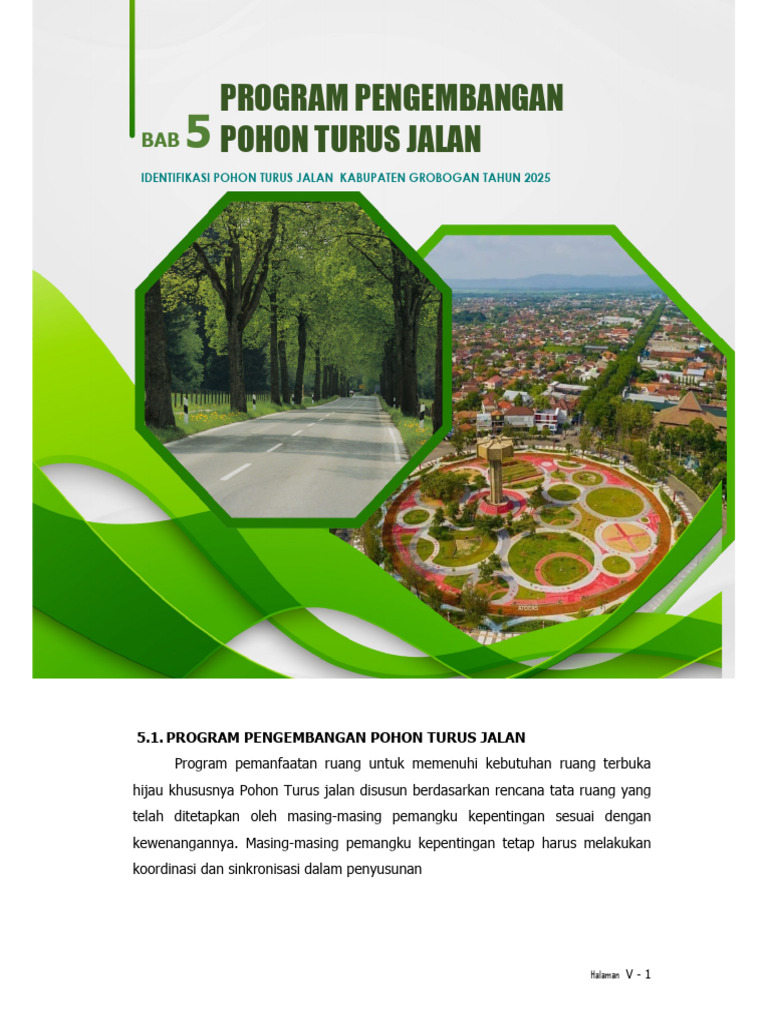 05. Bab 5 PROGRAM Pohon Turus Jalan | PDF