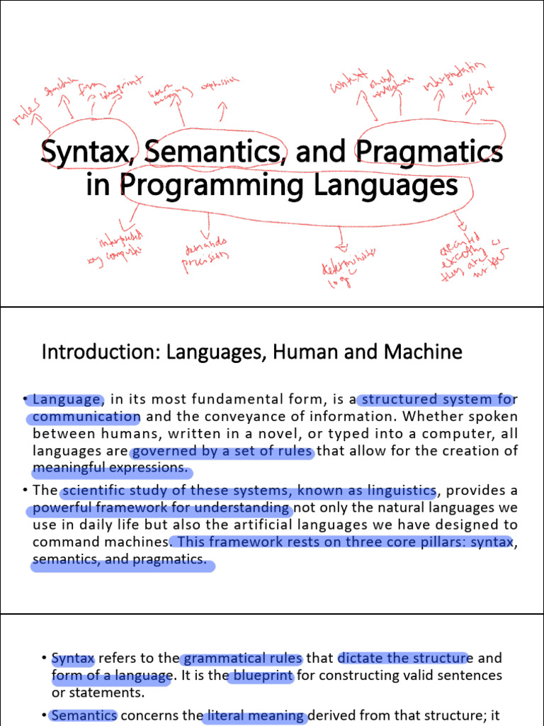 Syntax, Semantics, and Pragmatics - 251104 - 142011 | PDF | Semantics ...