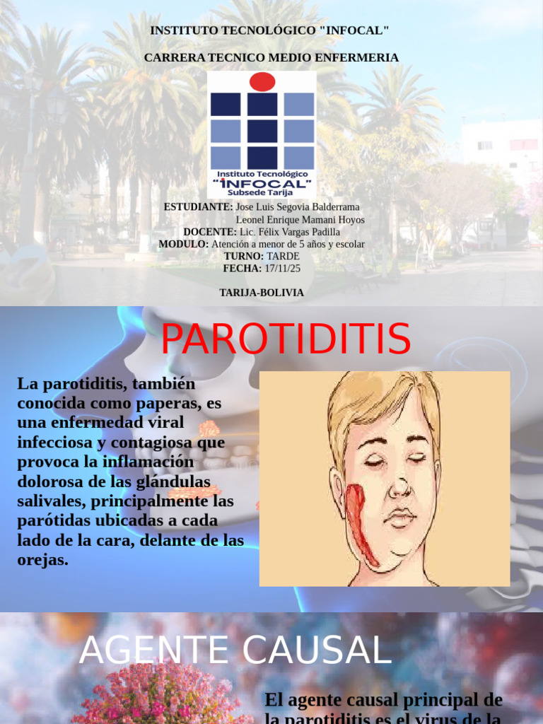 PAROTIDITIS | PDF | Virus de la Influenza A Subtipo H1 N1 | Influenza