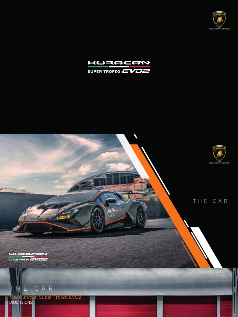 Huracán Super Trofeo EVO2 Specifications | PDF | Sports Cars | Car ...