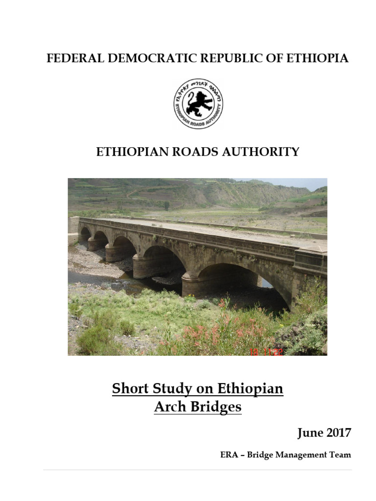 Ethiopian Arch Bridges Study Overview | PDF | Bridge | Ethiopia