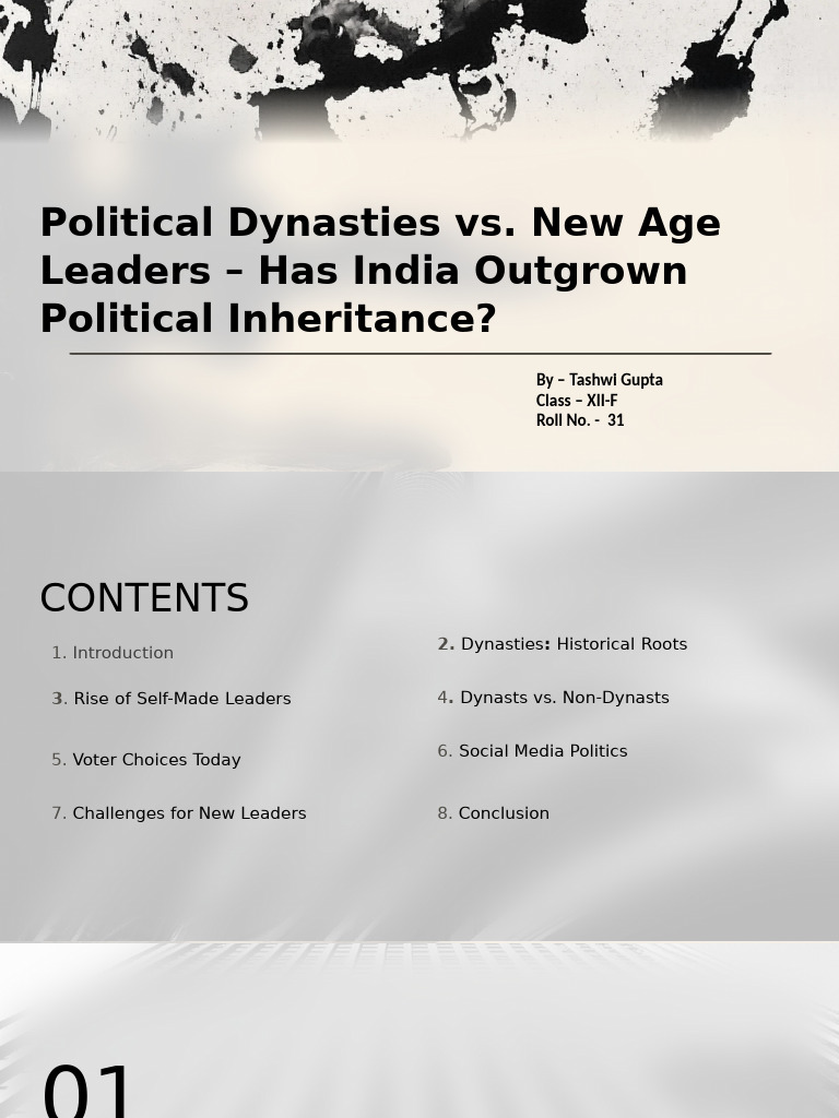 India’s Political Shift: Dynasties vs. Merit | PDF | Dynasty
