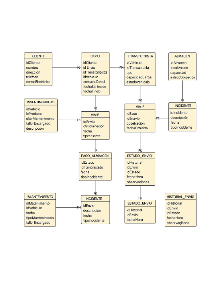 Modelo Logico DER | PDF
