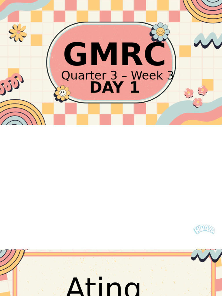 GMRC W3 | PDF