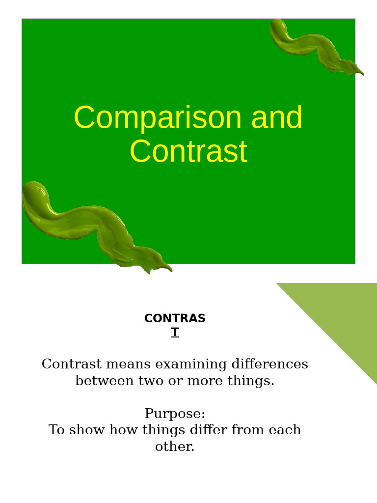 Comparison and Contrast Powerpoint Lesson - PPT 20251106 093413 0000 ...