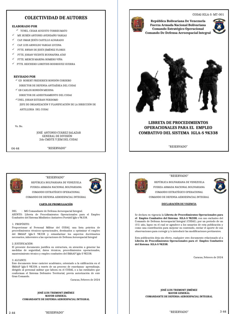 Procedimientos del Sistema Igla-S 9K338 | PDF | Misil | Combustión