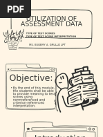 PATM Interpreting Scores | PDF | Percentile | Sampling (Statistics)