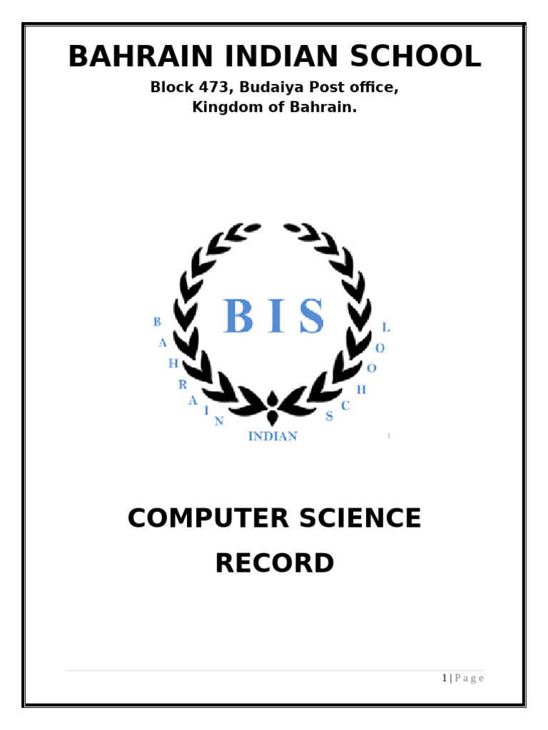 Computer Project | PDF | Software Engineering | Computer Engineering