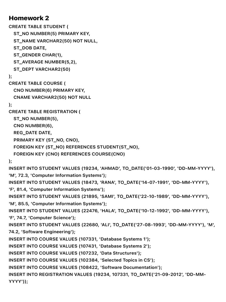 Homework 2 | PDF | Software Design | Data Model