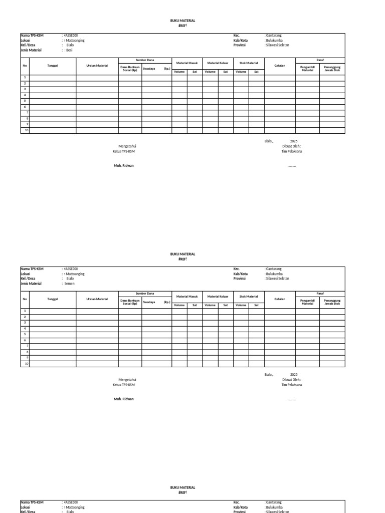 Buku Material | PDF