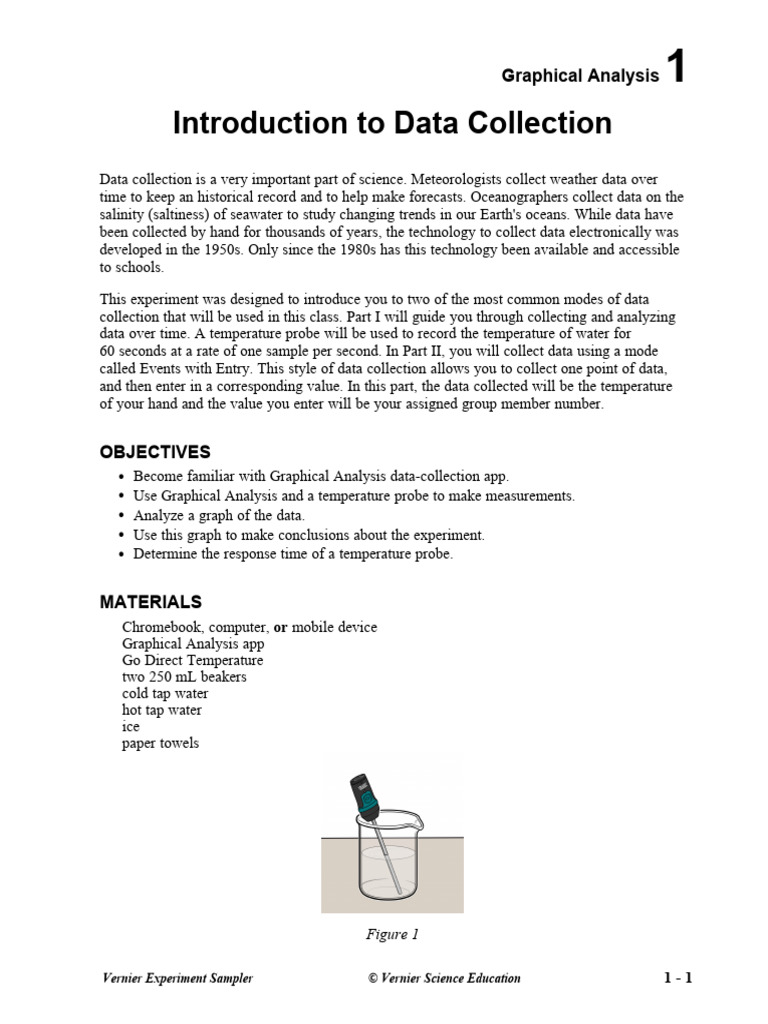 01 Introduction To Data Collection | PDF | Data | Salinity