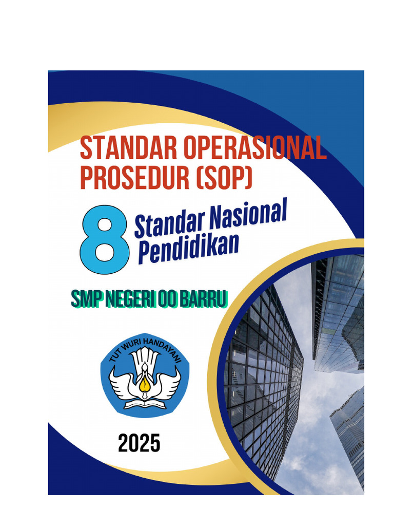 SOP 8 STANDAR NASIONAL PENDIDIKAN (EDIT) | PDF