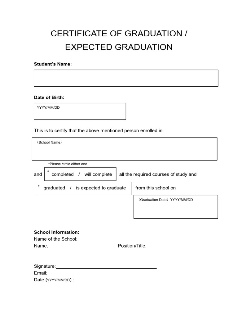 Graduation | PDF