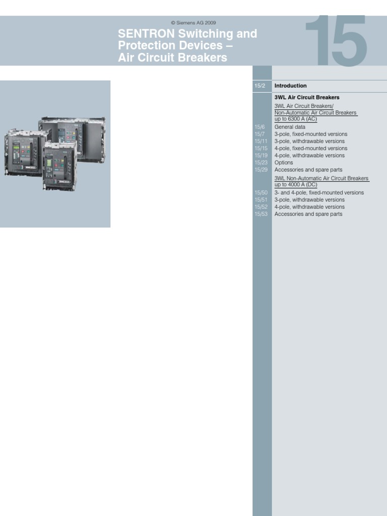 3WL Siemens | PDF | Switch | Modularity