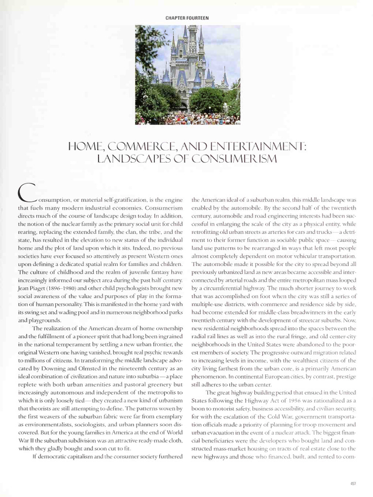 CH 14 Home, Commerce, and Entertainment - Landscapes of Consumerism ...