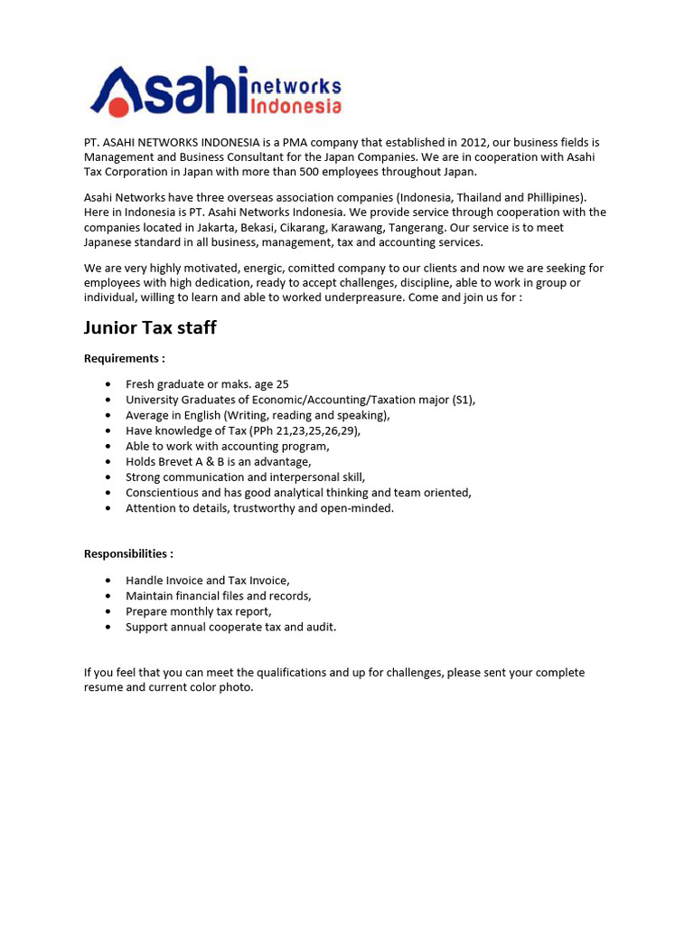 Junior Tax | PDF