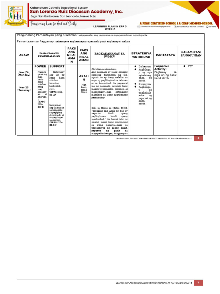 Q3-Lp2-Epp 5 | PDF