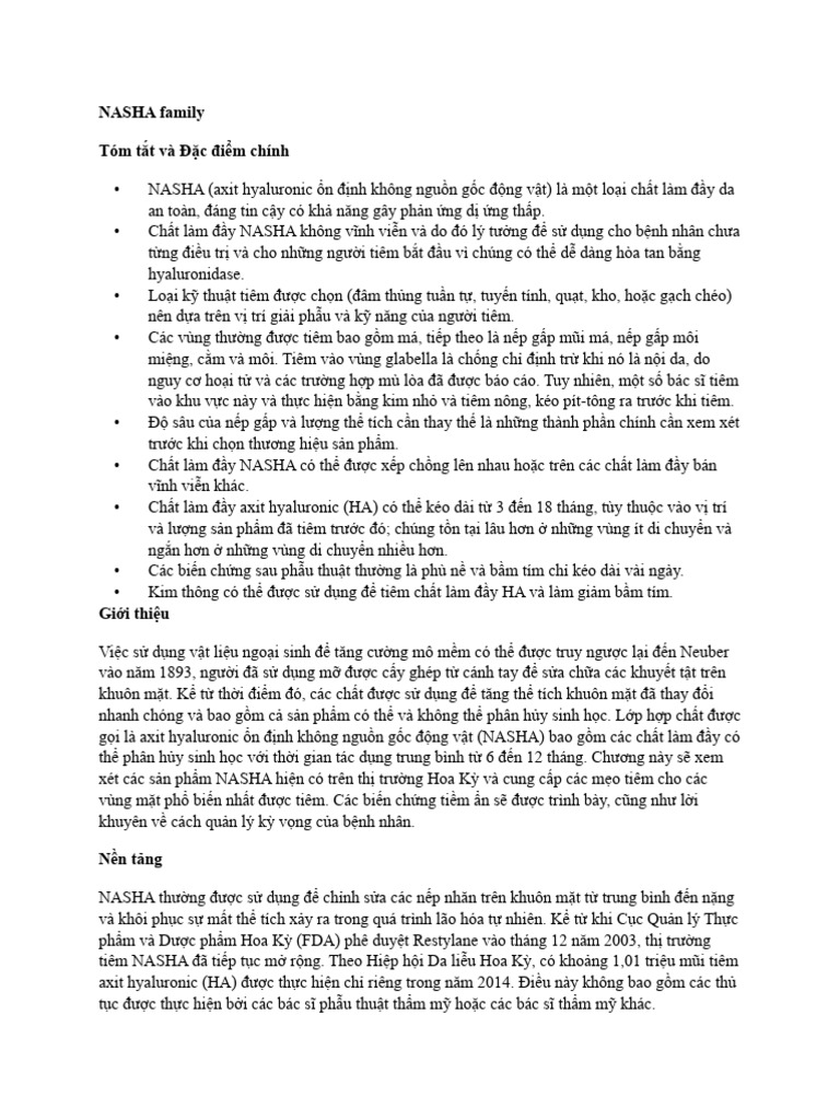NASHA Family | PDF