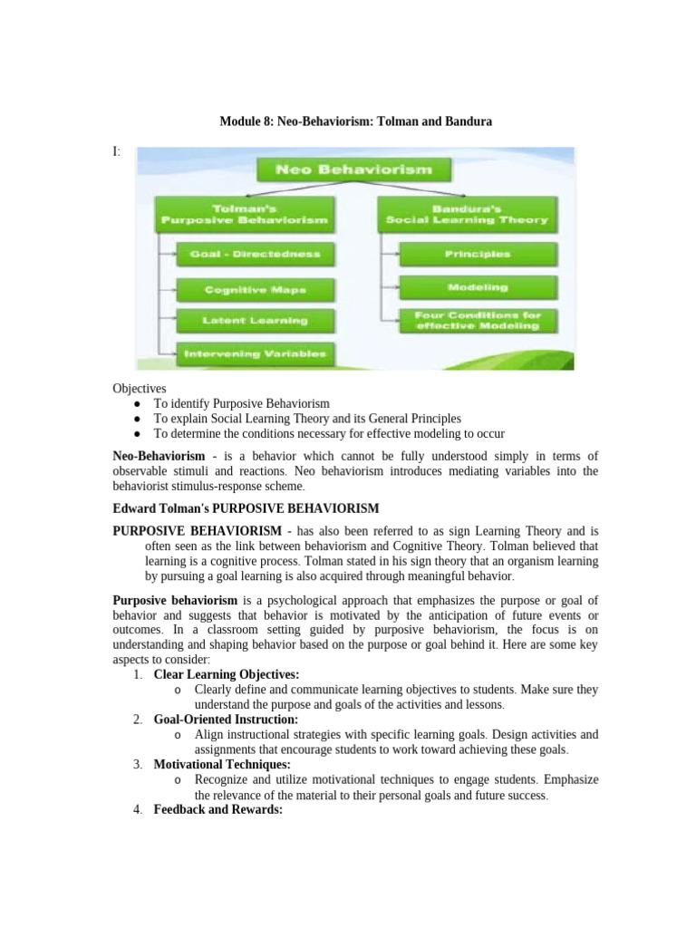 Module 8 Editted Autosaved | PDF | Learning | Imitation