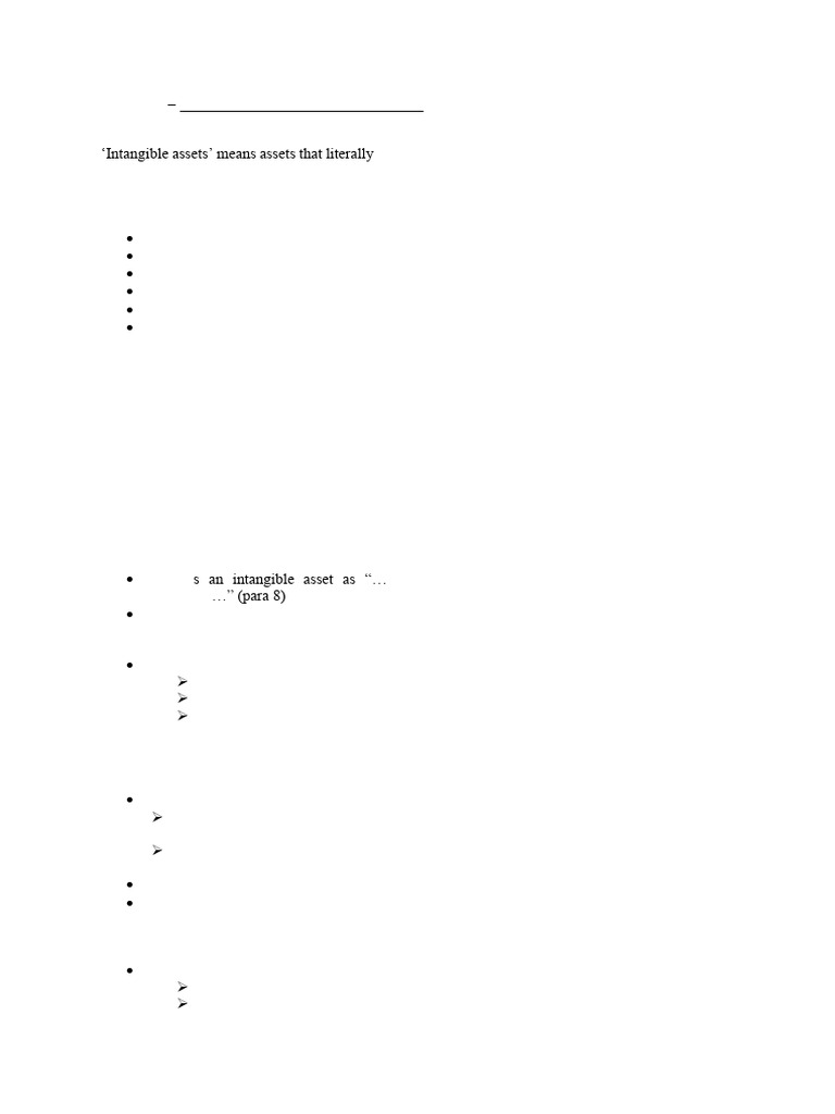 Lecture 5 - IAS 38 Intangible Assets | PDF | Intangible Asset | Expense