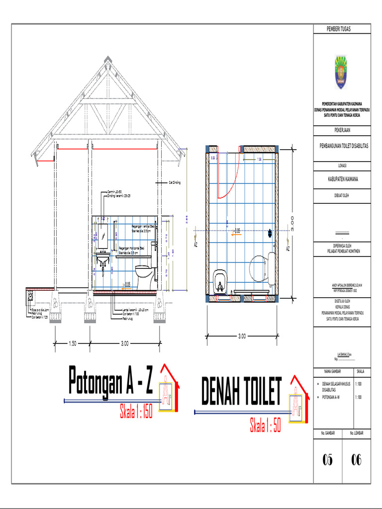 Denah Toilet | PDF