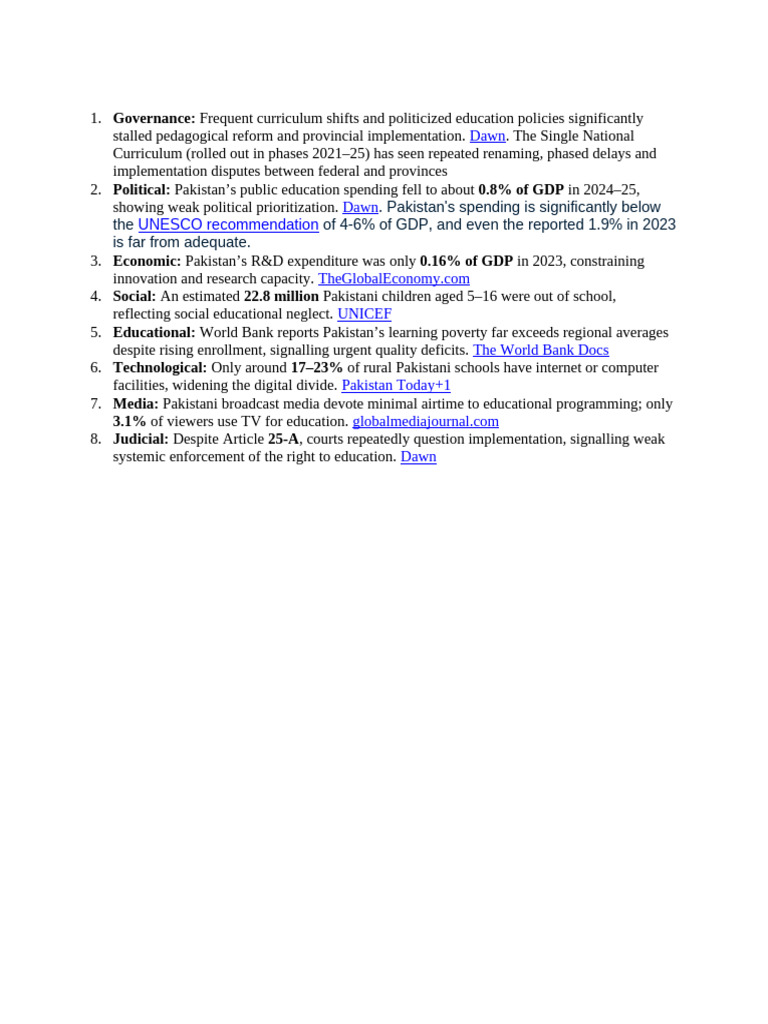 Education Facts | PDF