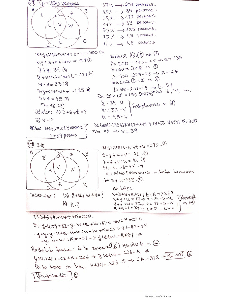 ALGEBRA 1 Conjuntos | PDF