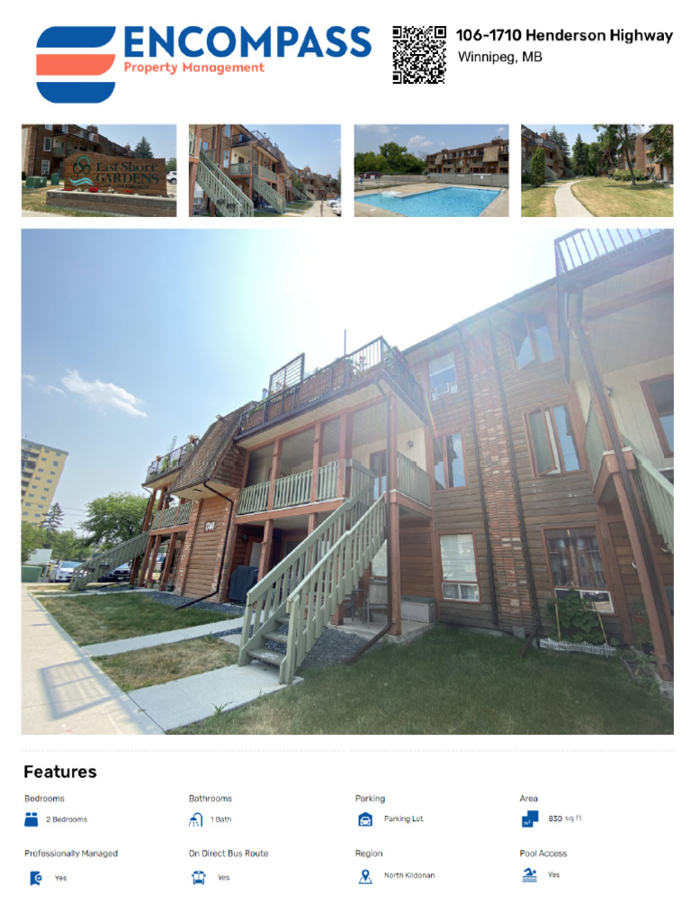 106-1710 Henderson Highway - Encompass Properties | PDF