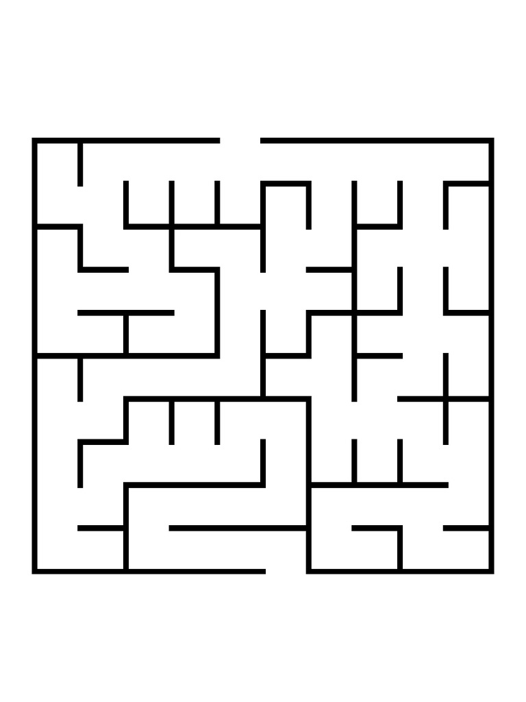 10 by 10 Orthogonal Maze | PDF