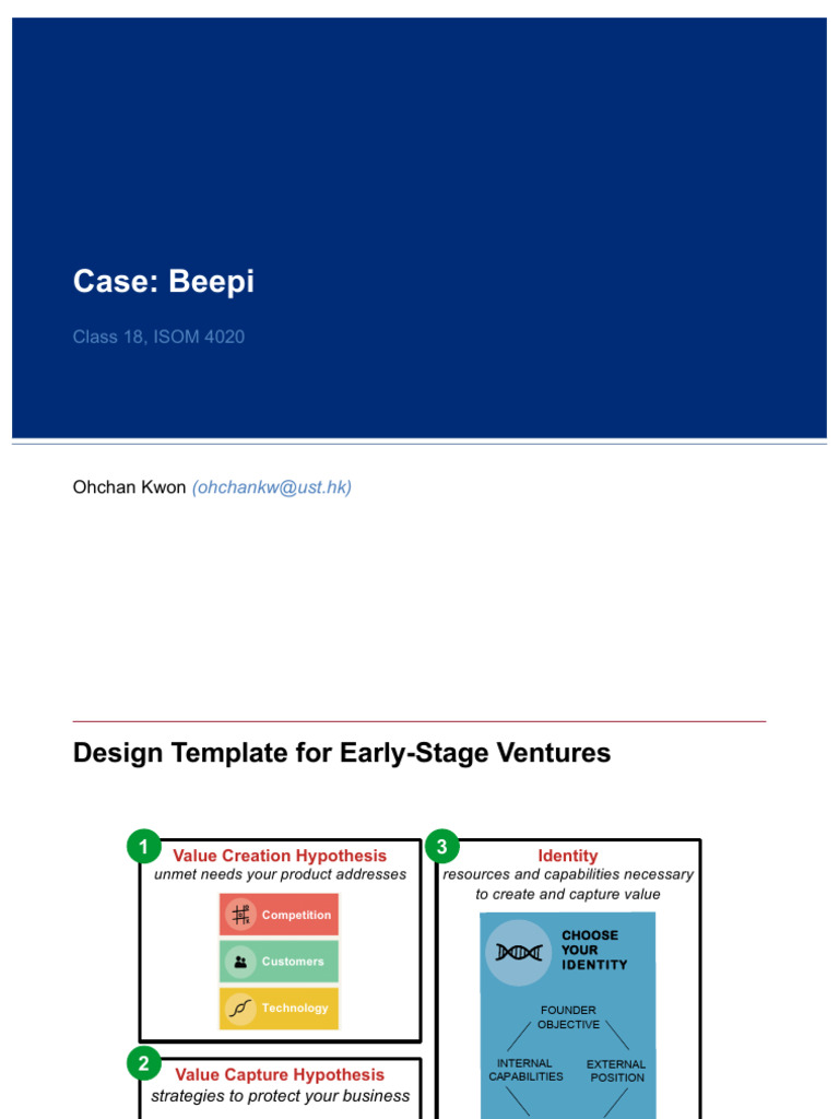 ISOM4020 IMTE Class18 Beepi Lecture Slides | PDF | Market (Economics) | Market Failure