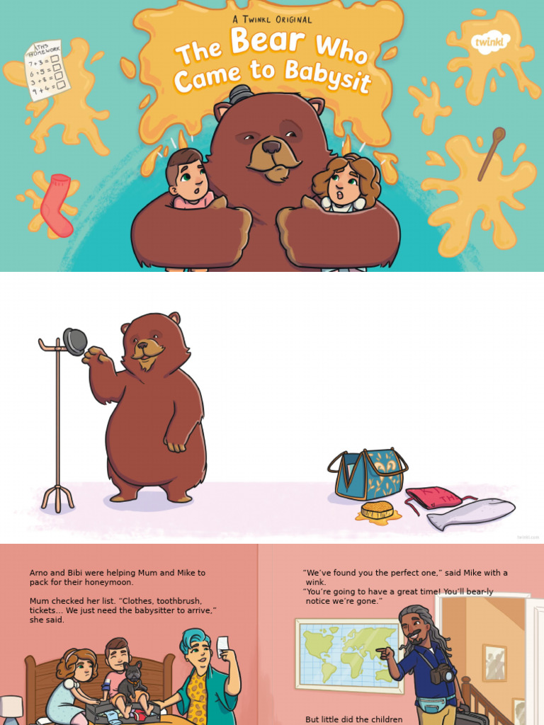 Bear Babysitter Adventure for Kids | PDF