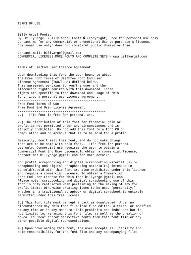 Terms of Use End User Lisence Agreement | PDF | License | Copyright Law