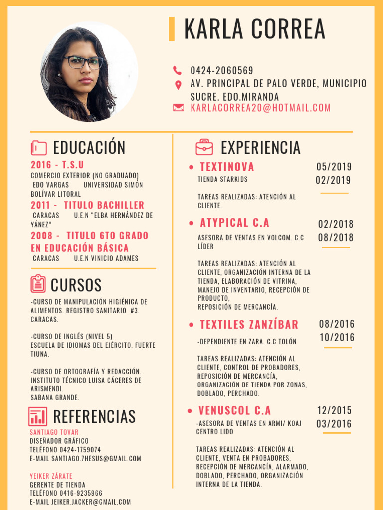 Karla Correa CV | PDF